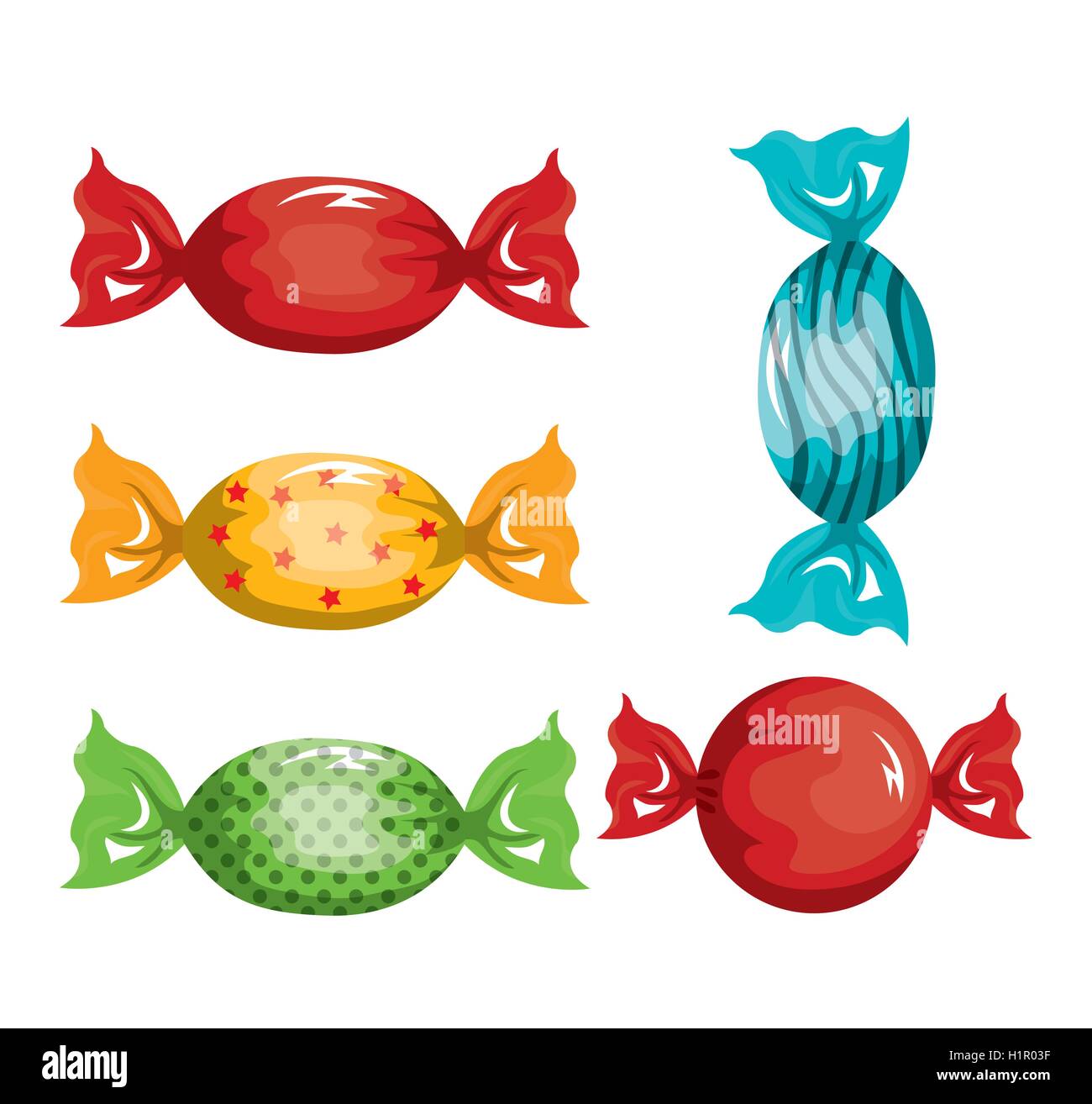 caramels candy traditional graphic isolated Stock Vector Image & Art ...