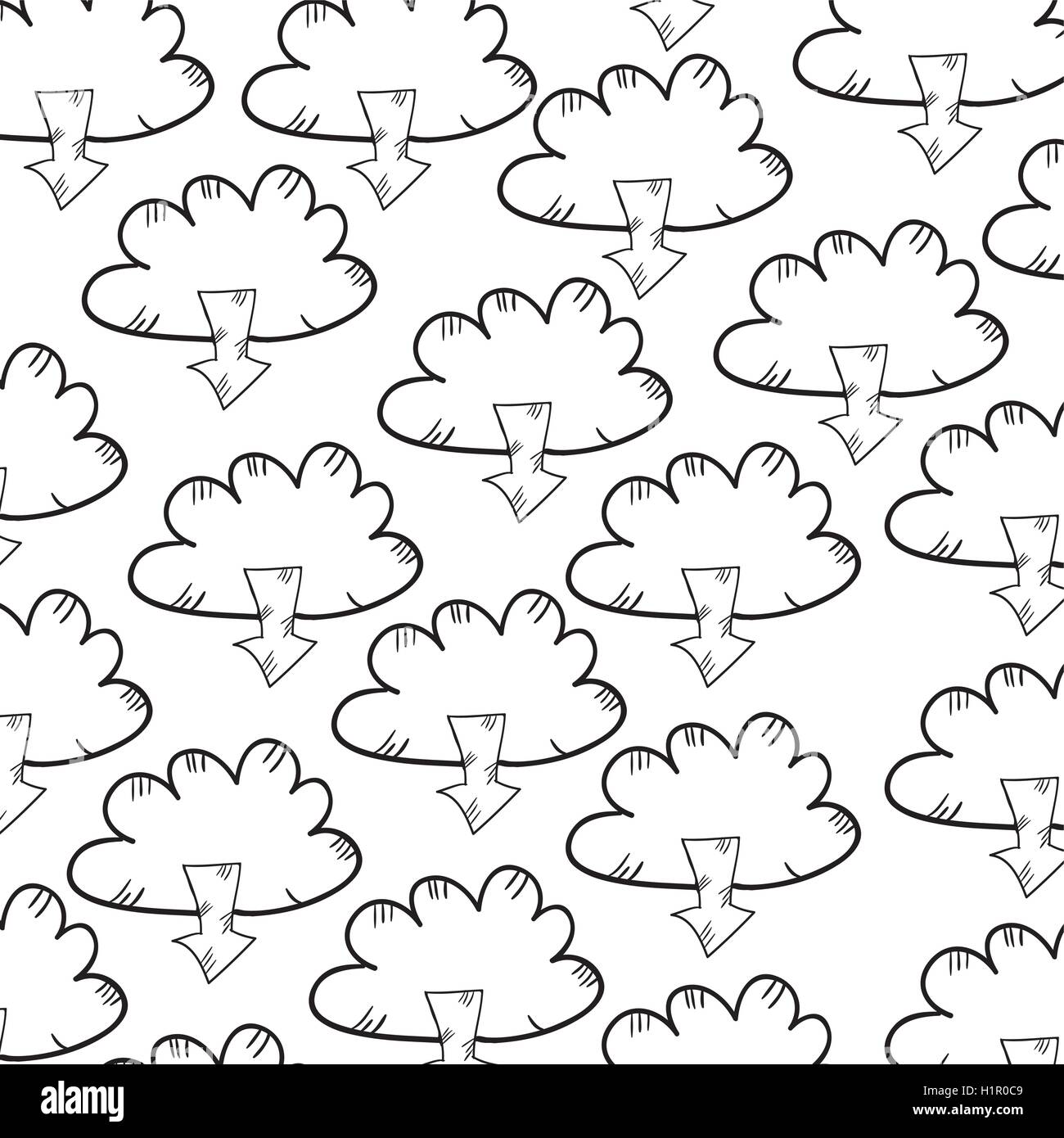 cloud storage background Stock Vector Image & Art - Alamy