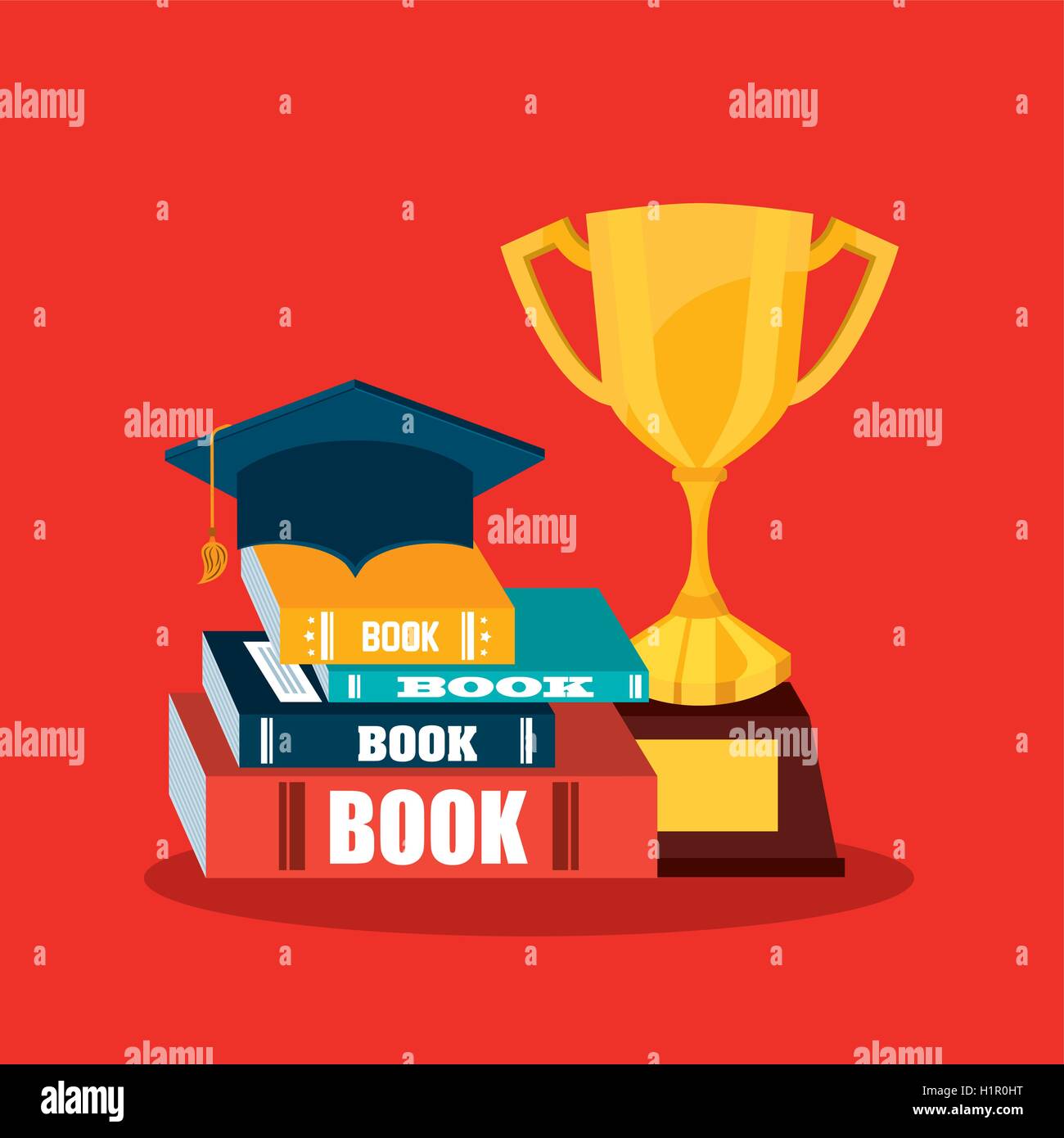 graduation school emblem icon Stock Vector Image & Art - Alamy