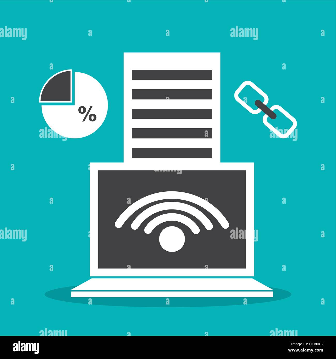 big data center flat icons Stock Vector Image & Art - Alamy