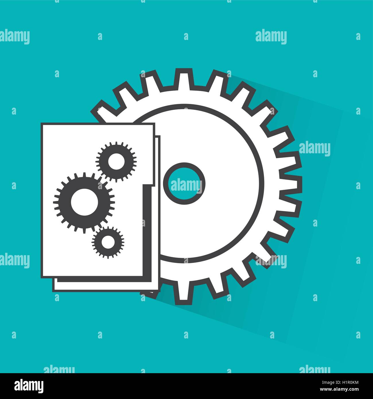 big data center flat icons Stock Vector Image & Art - Alamy