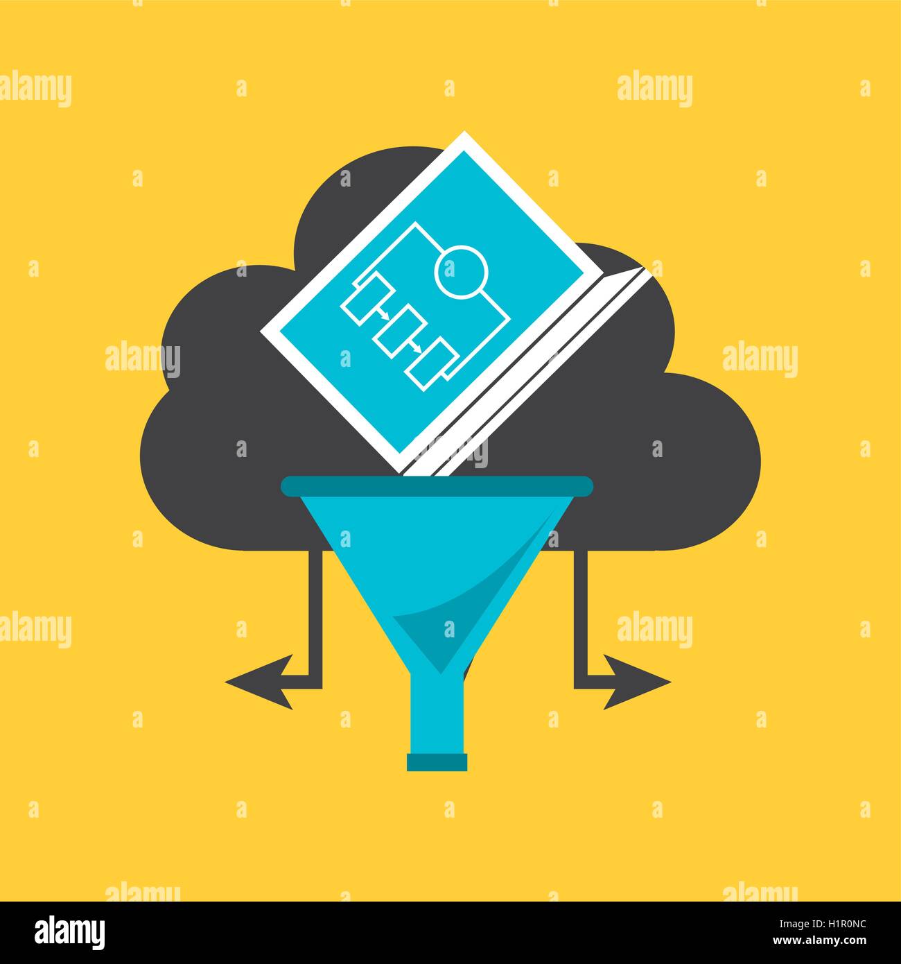 big data center flat icons Stock Vector Image & Art - Alamy