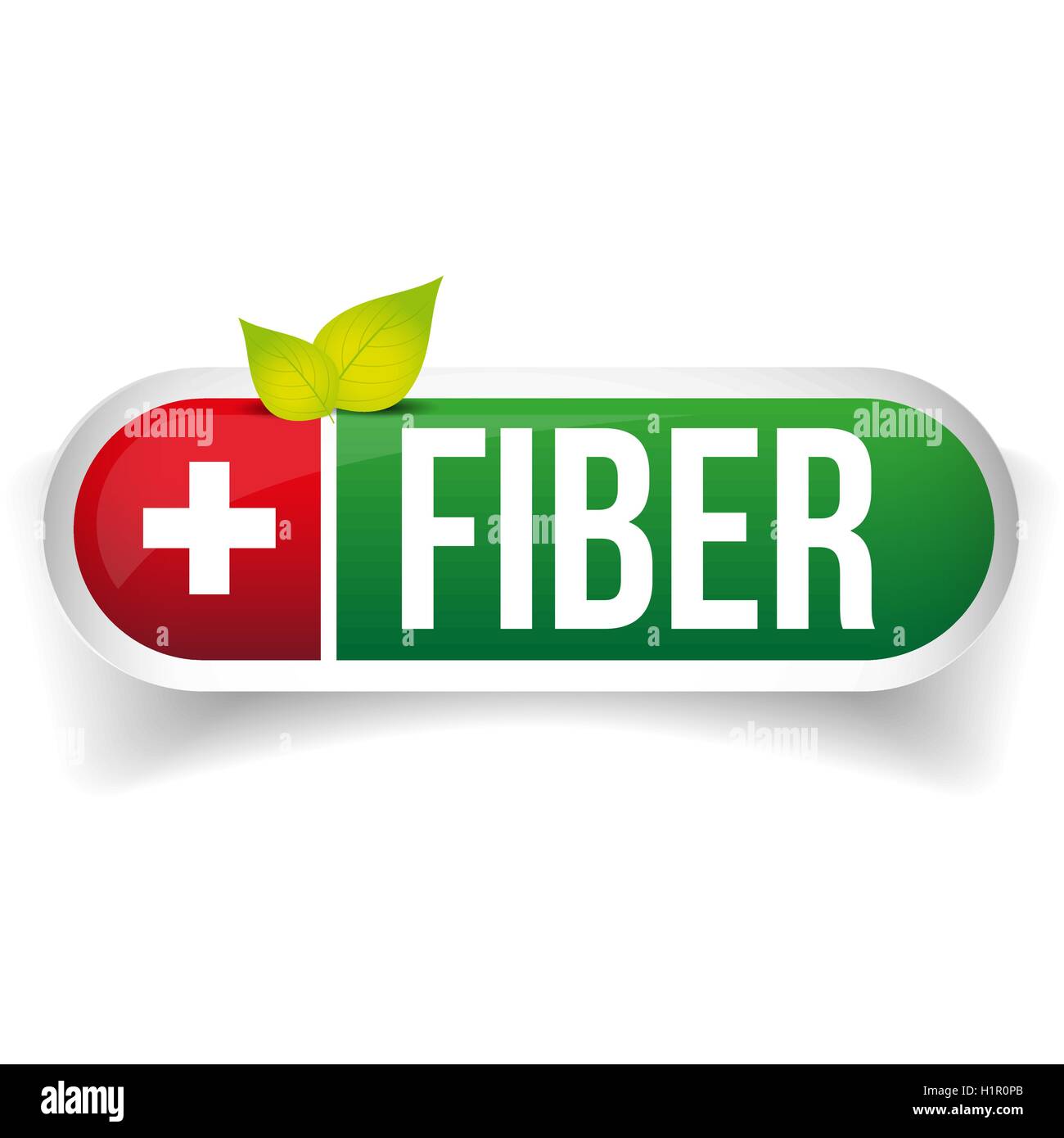 Fiber label vector green Stock Vector Image & Art - Alamy