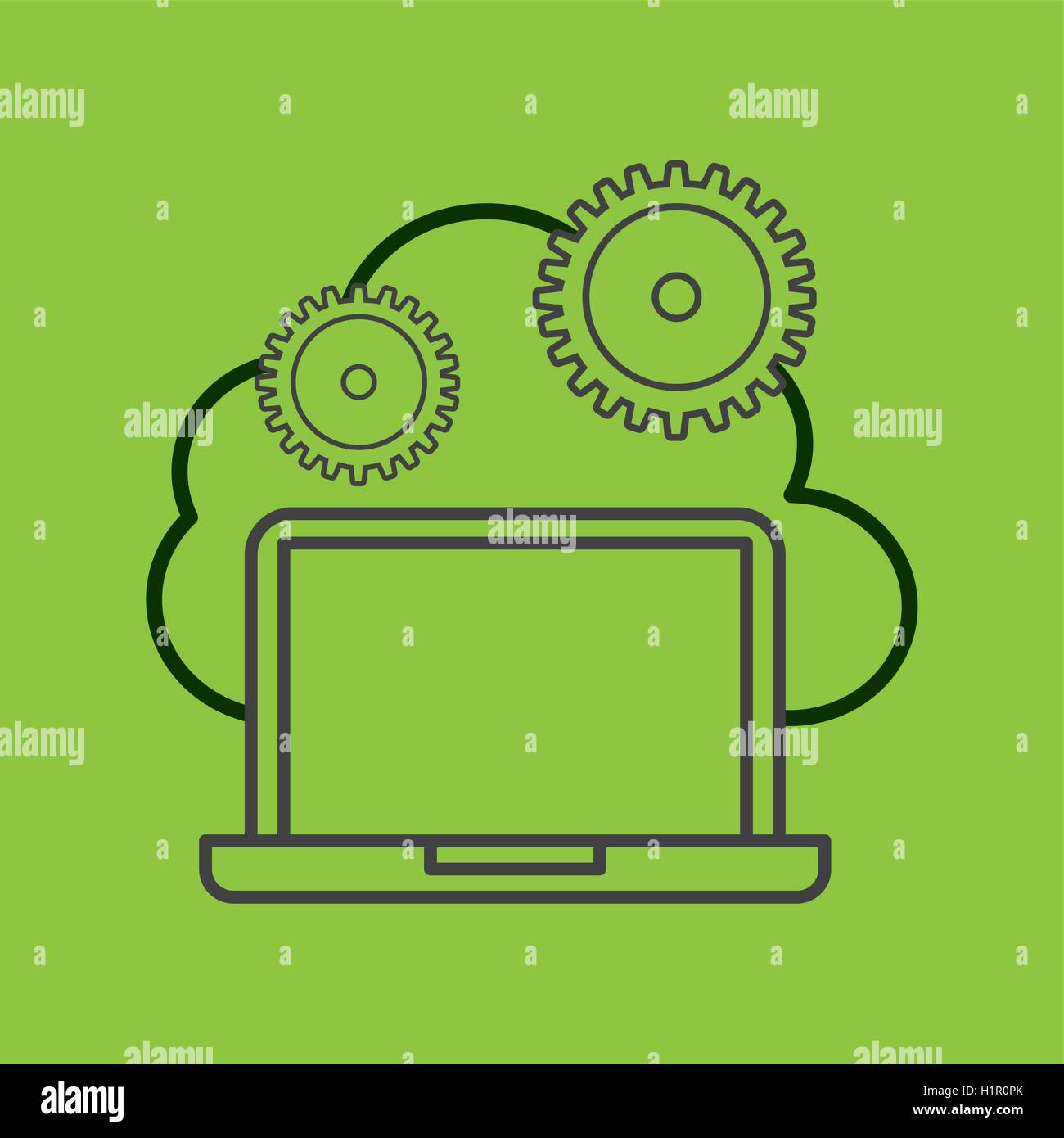 big data center flat icons Stock Vector Image & Art - Alamy