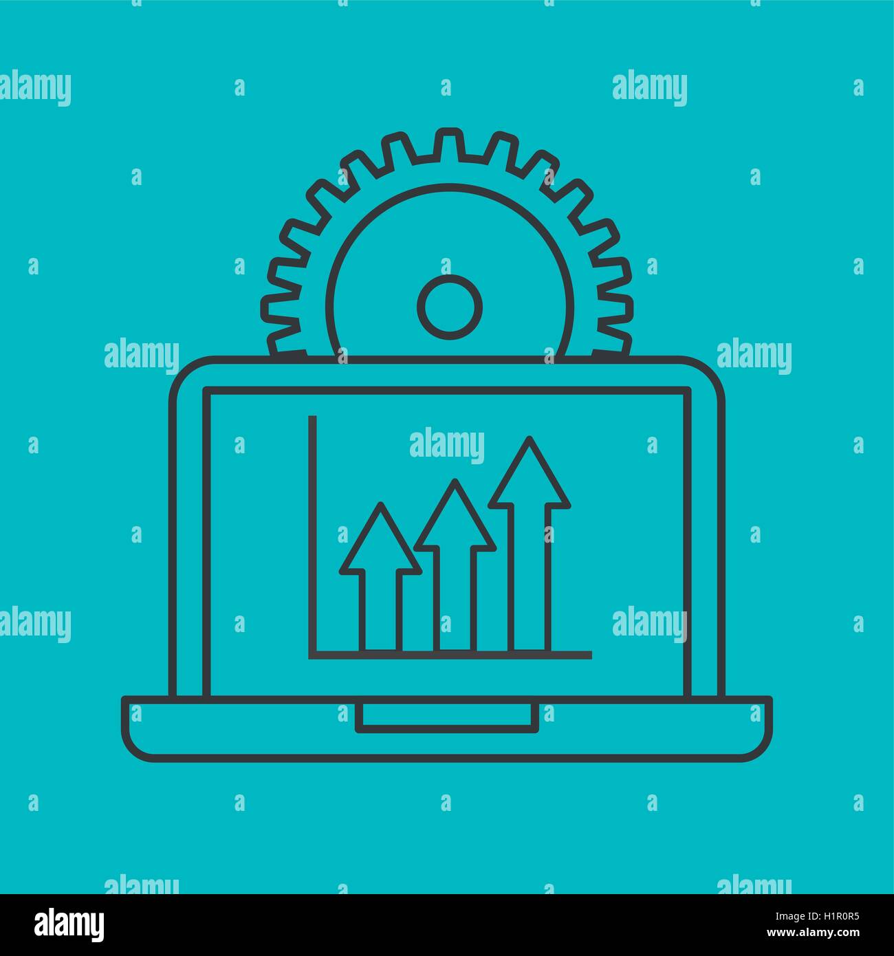big data center flat icons Stock Vector Image & Art - Alamy