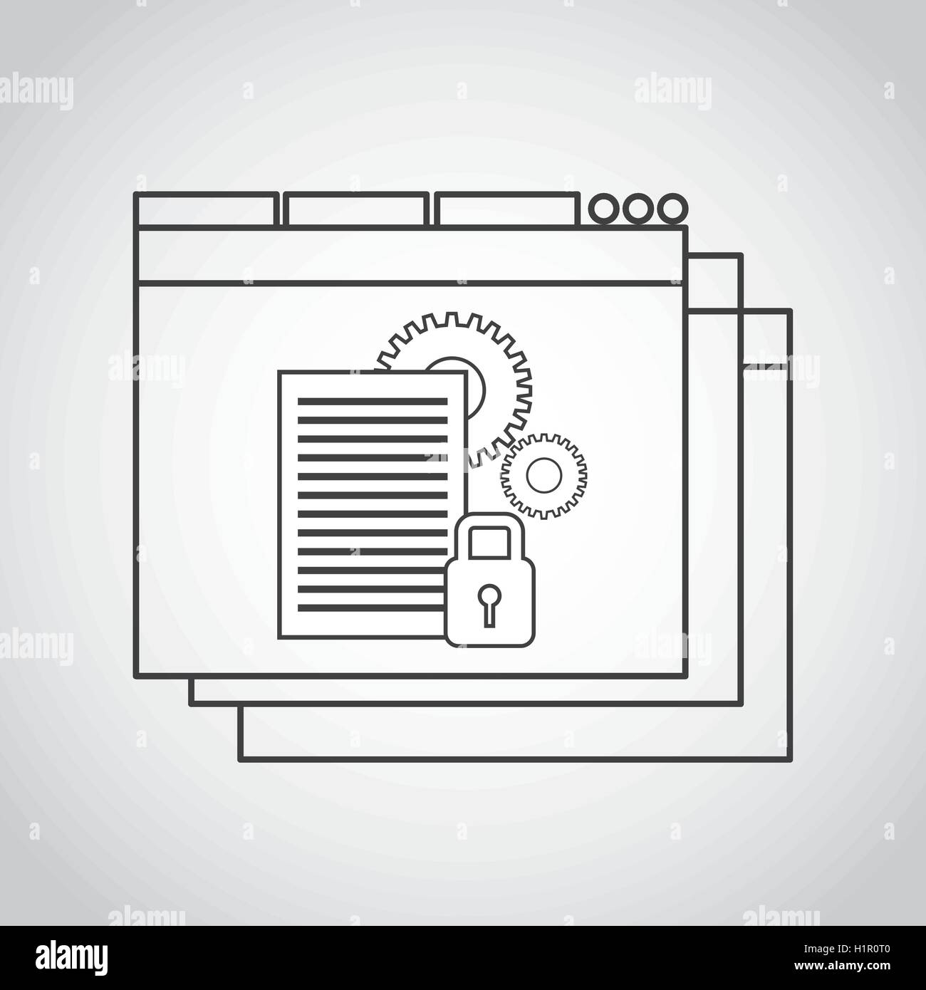 big data center flat icons Stock Vector Image & Art - Alamy