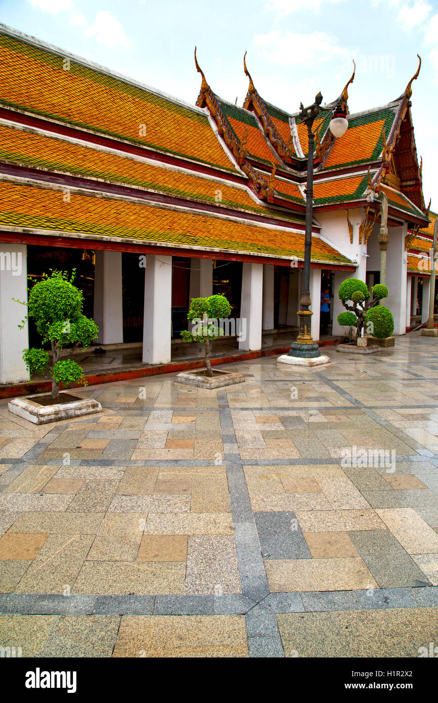 kho samui bangkok in thailand incision of the buddha gold temple Stock ...