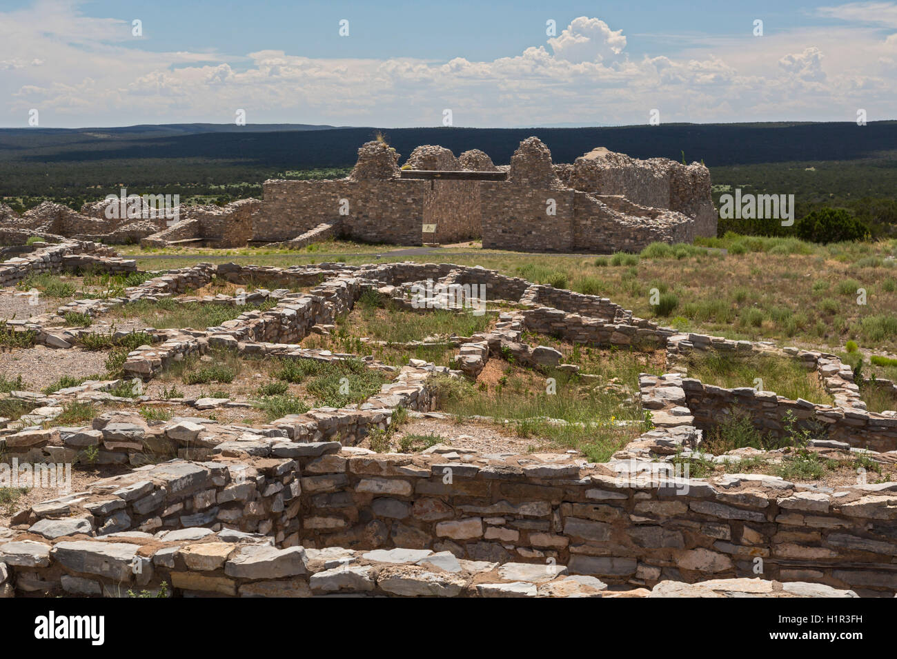 Gran Quivira, New Mexico - The Gran Quivira (aka Las Humanas) ruins in ...