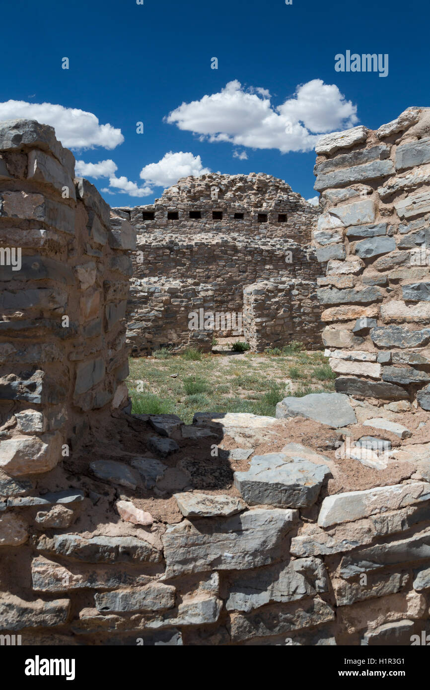 Gran Quivira, New Mexico - The Spanish church at the Gran Quivira ruins ...
