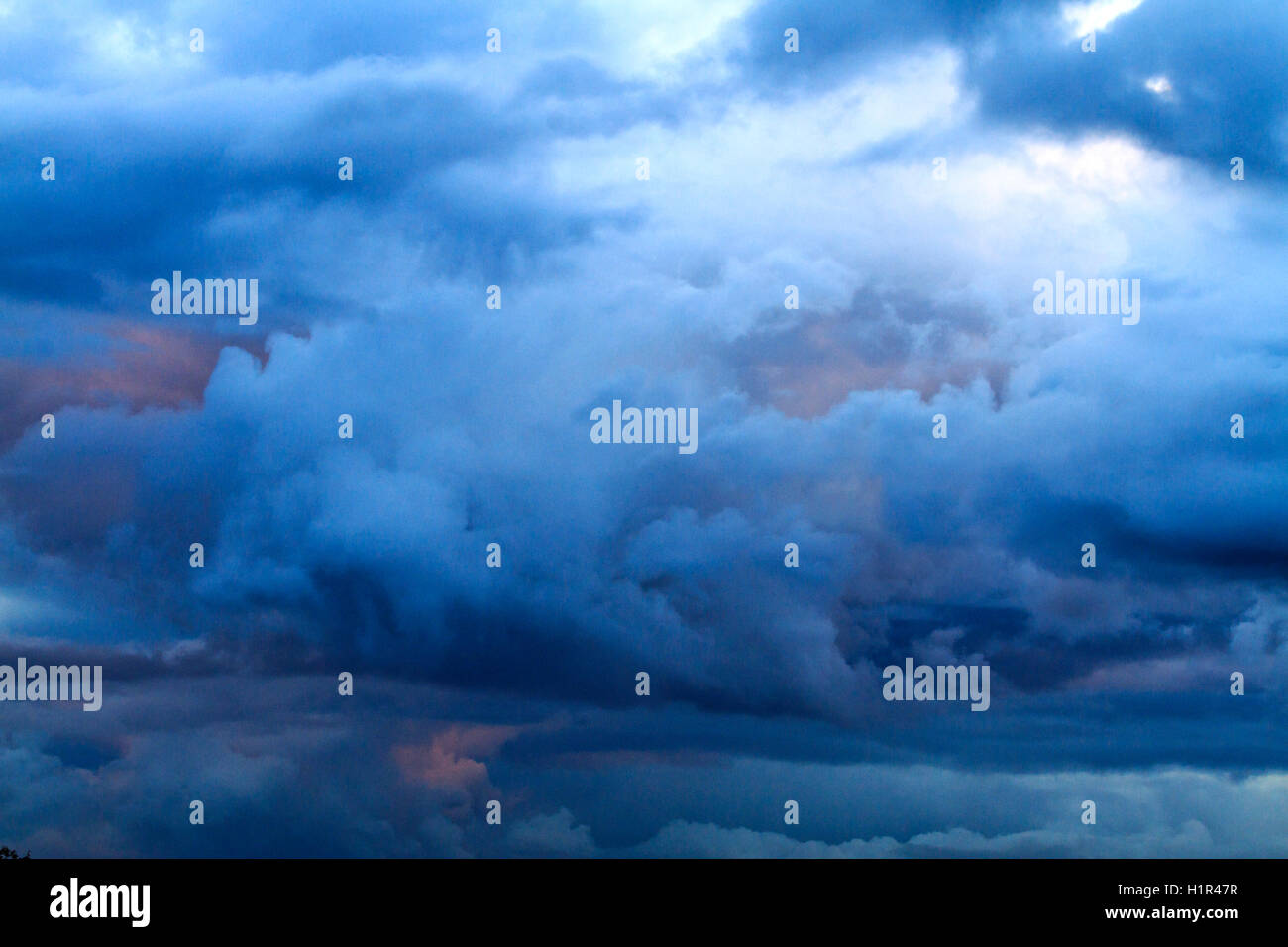 sky before a strong storm Stock Photo - Alamy