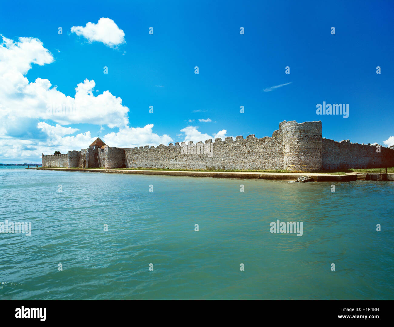 Portchester castle from the water hi-res stock photography and images ...