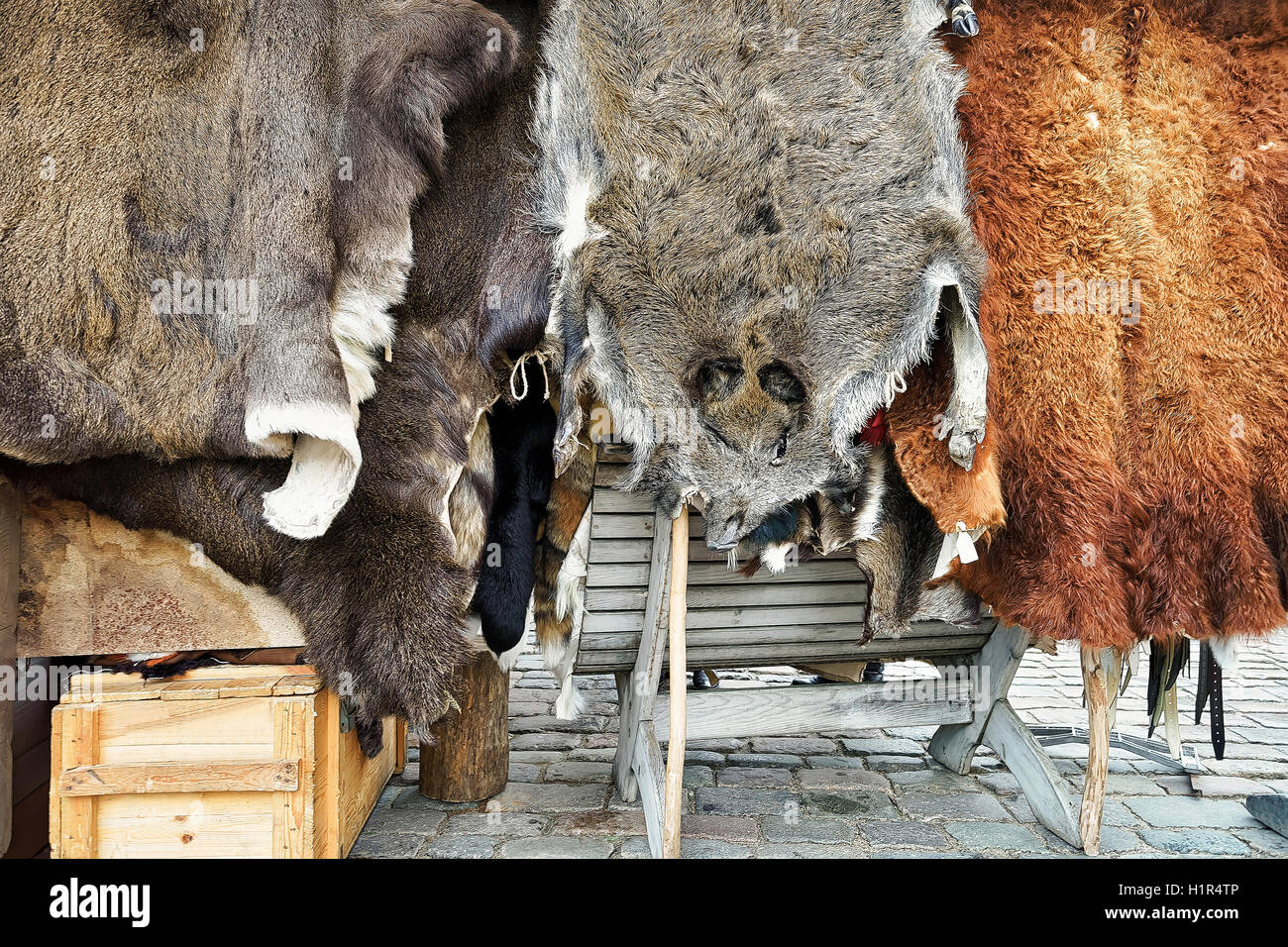 Animal Skin Clothes Stock Photos & Animal Skin Clothes Stock Images - Alamy