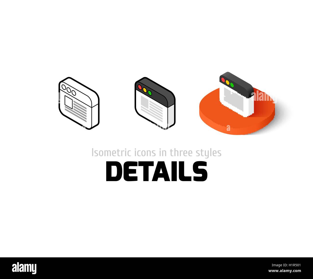 Profile details Cut Out Stock Images & Pictures - Alamy