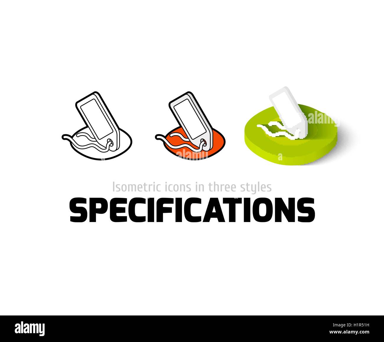 Specifications symbol Stock Vector Images - Alamy