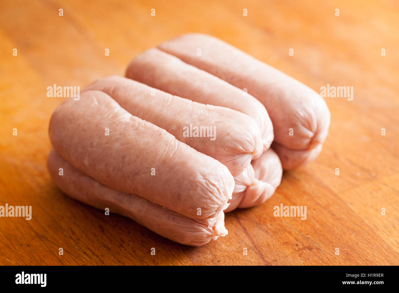 British sausages raw uncooked hi-res stock photography and images - Alamy