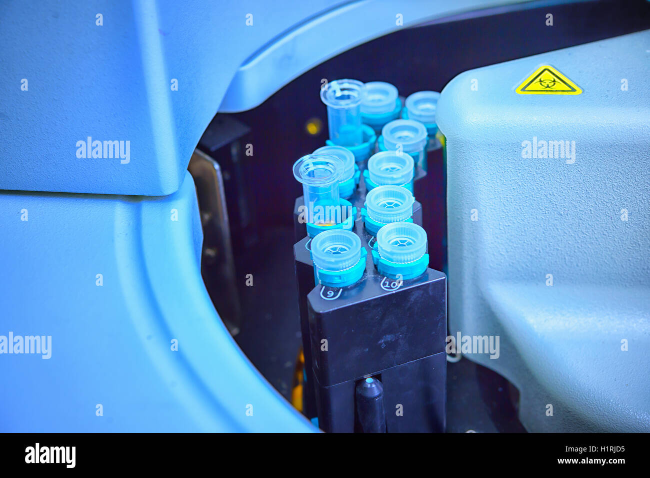 closeup automated analyzer in the medical laboratory instrument Stock ...