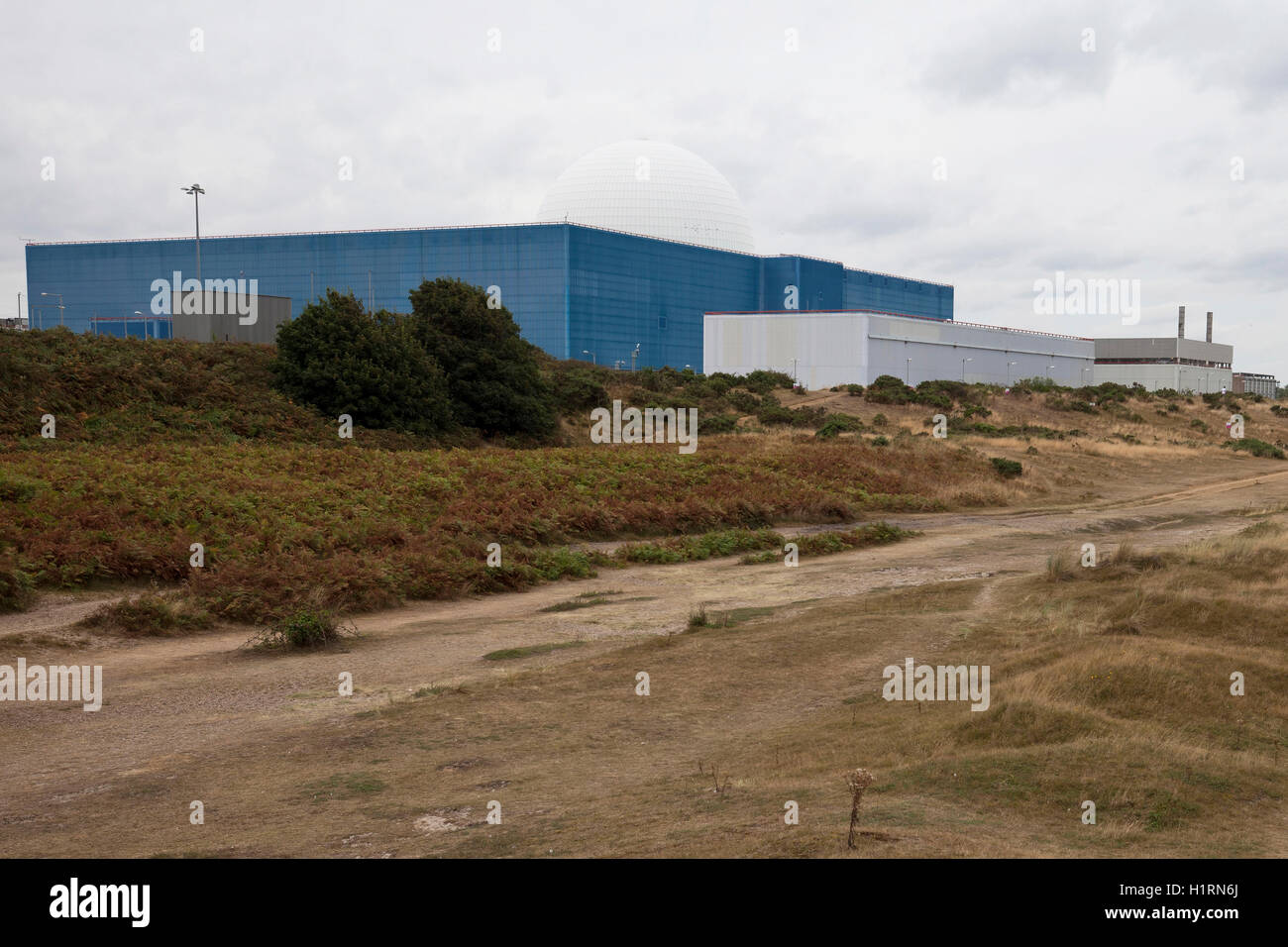 Sizewell B nuclear power station on the Suffolk coast near Leiston ...