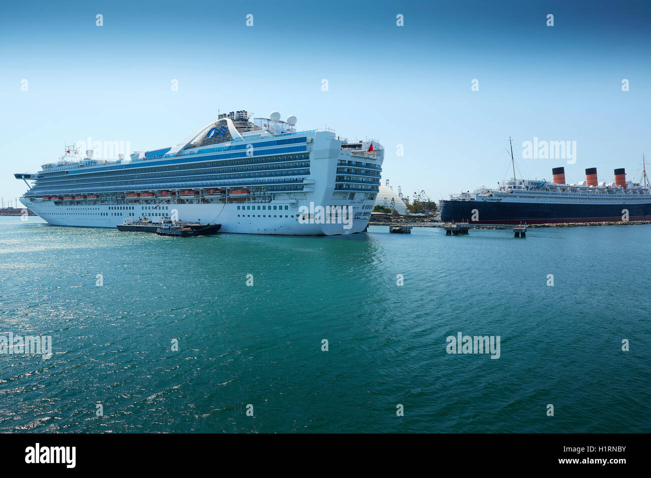 Rms queen mary california long beach hi-res stock photography and ...