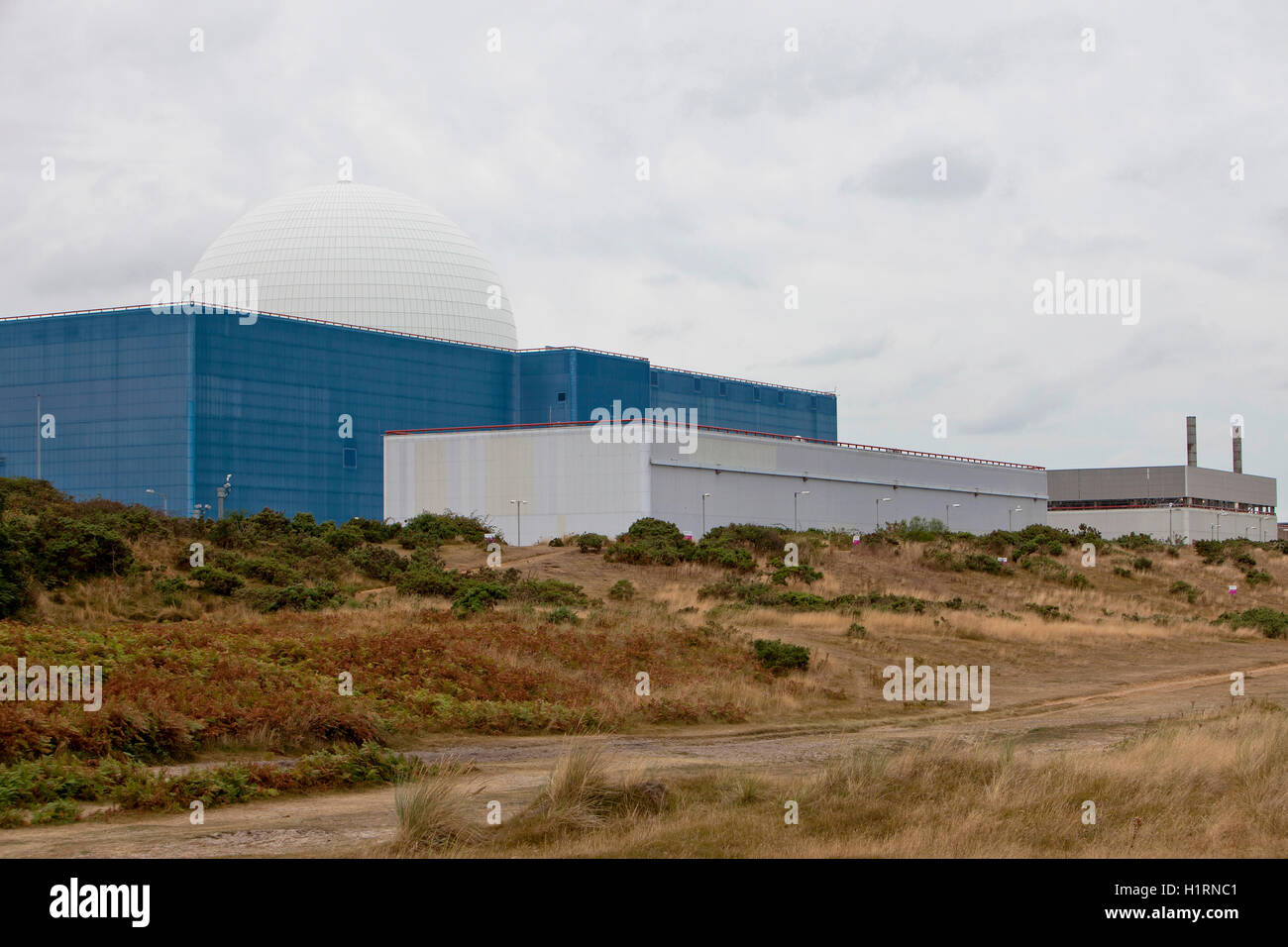 Sizewell B nuclear power station on the Suffolk coast near Leiston ...