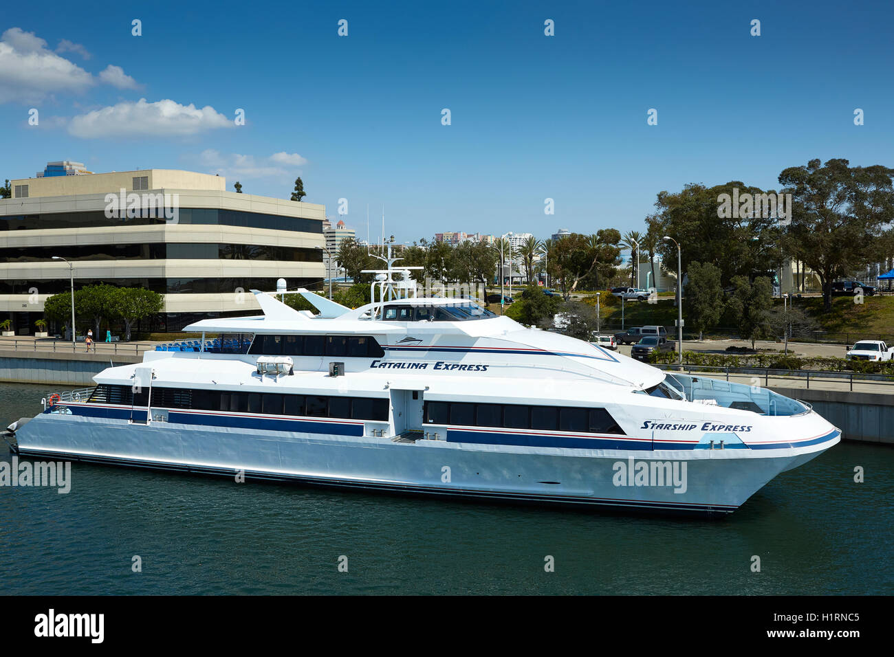 Catalina Express SeaCat, Starship Express, Moored At The Catalina ...