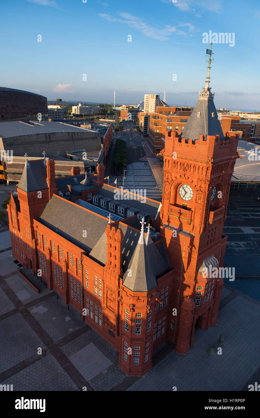 The Pierhead building at Cardiff Bay, South Wales, UK Stock Photo - Alamy