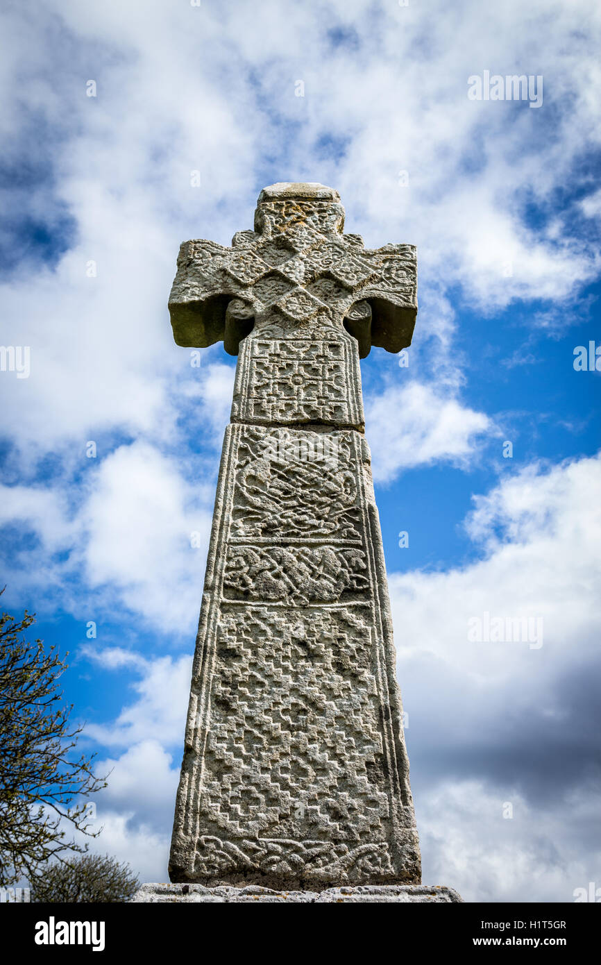 St Tola's Cross in Dysert O'Dea, Co. Clare, Ireland. Irish high cross ...