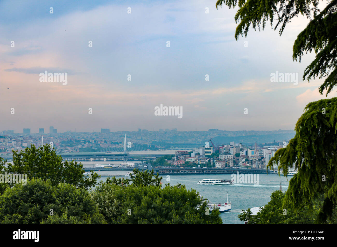 Scenic view istanbul city hi-res stock photography and images - Alamy