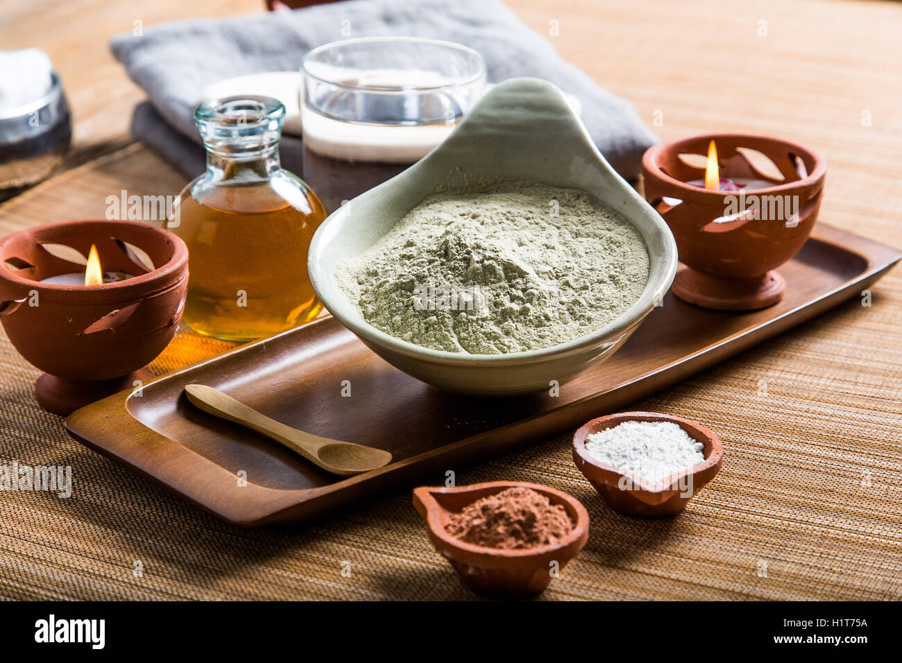 Green, red and white clay Stock Photo - Alamy