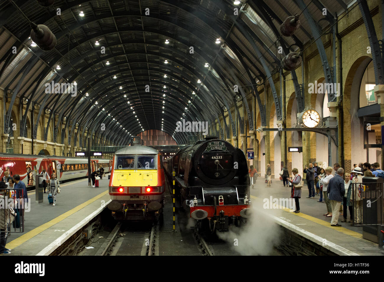 Uk Train Carriage Kings Cross High Resolution Stock Photography and ...