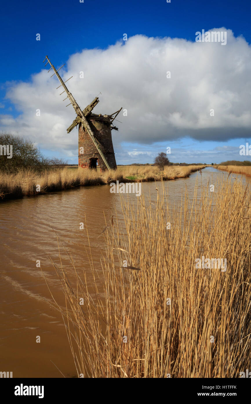 Brograve mill windpump on the Norfolk Broads Stock Photo - Alamy