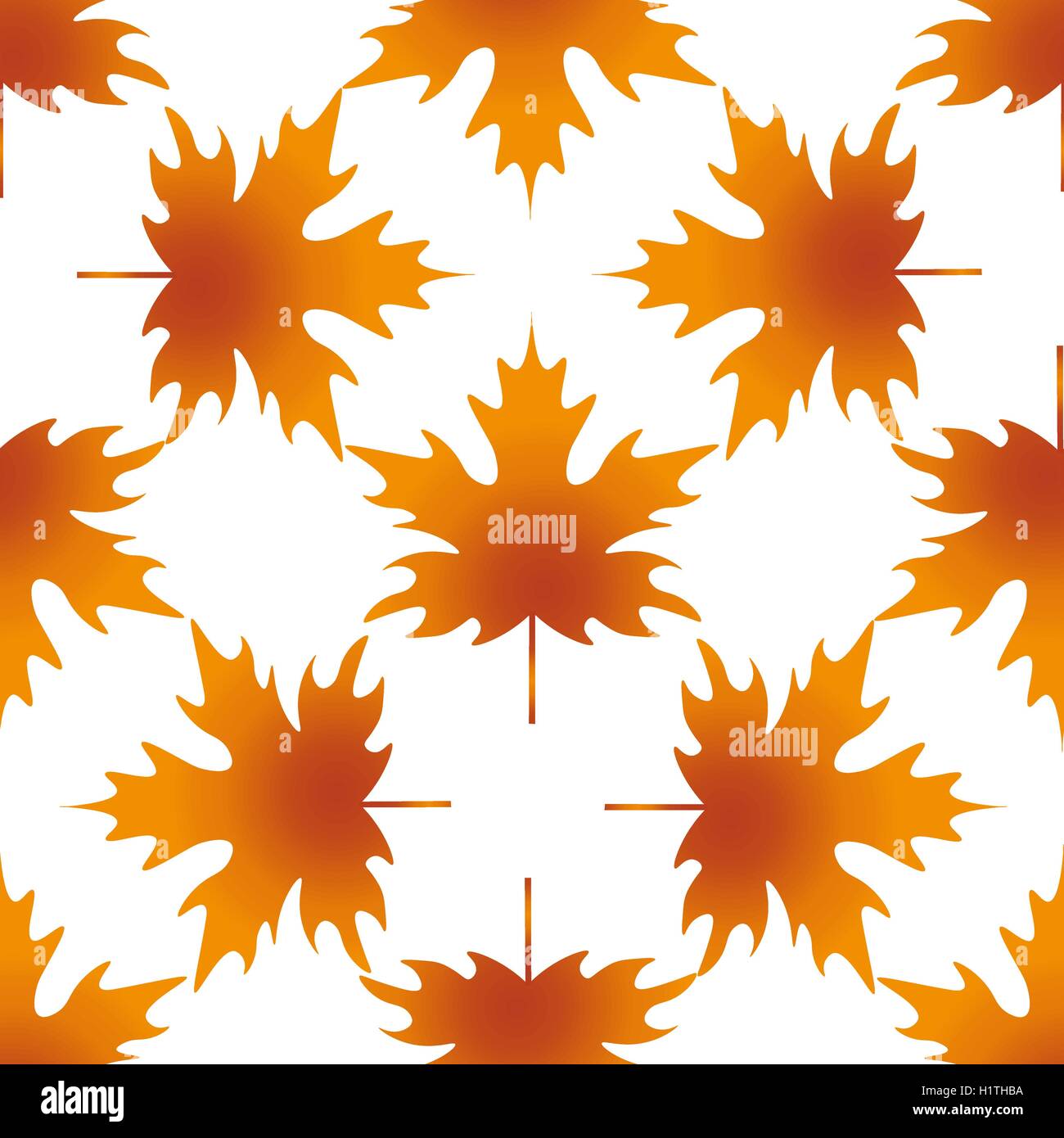 Single red autumn fall Stock Vector Images - Alamy