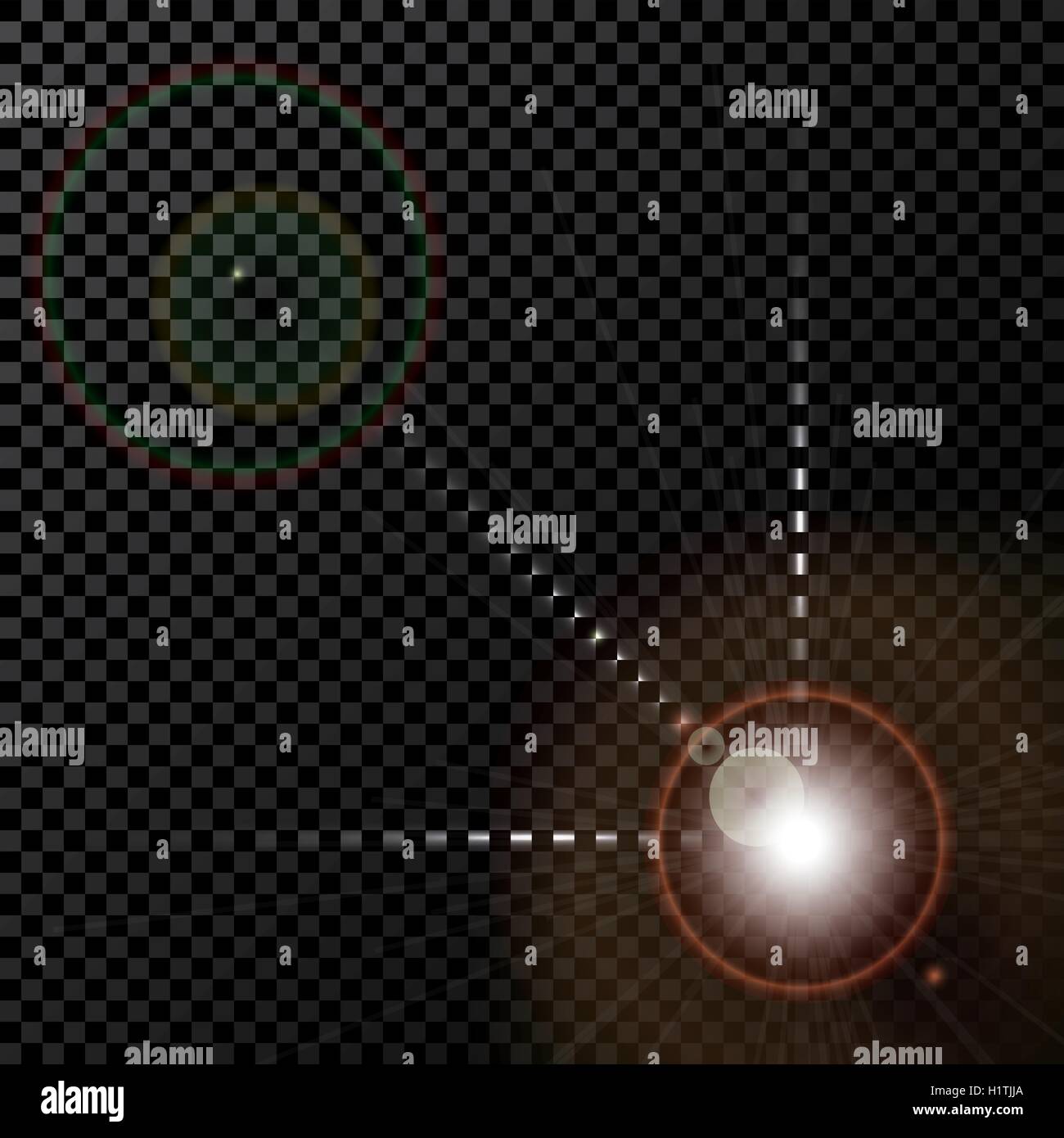Bright flash glow glare Stock Vector Images - Alamy