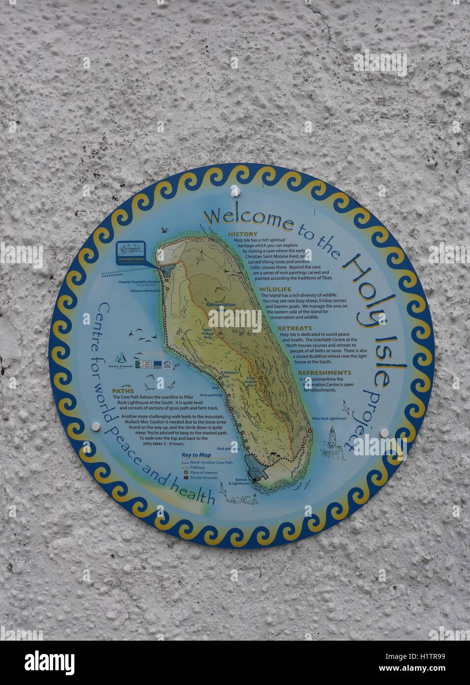 Map of isle of arran hi-res stock photography and images - Alamy