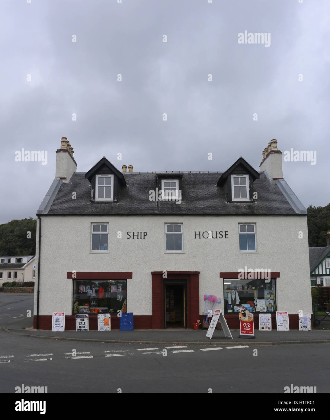 Ship House shop Lamlash Isle of Arran Scotland September 2016 Stock ...