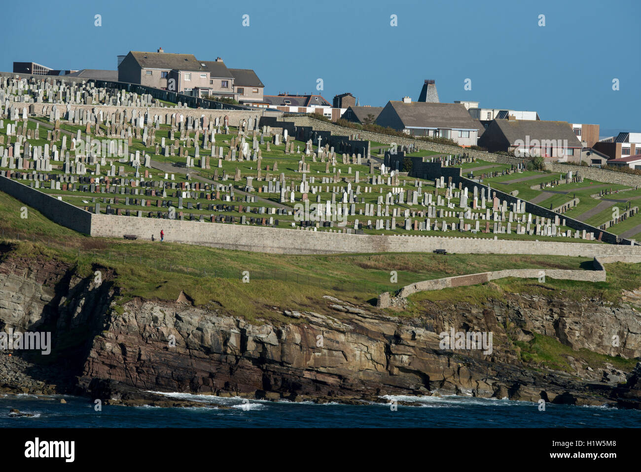 United Kingdom, Shetland Archipelago, Mainland. Lerwick, Britain's most ...