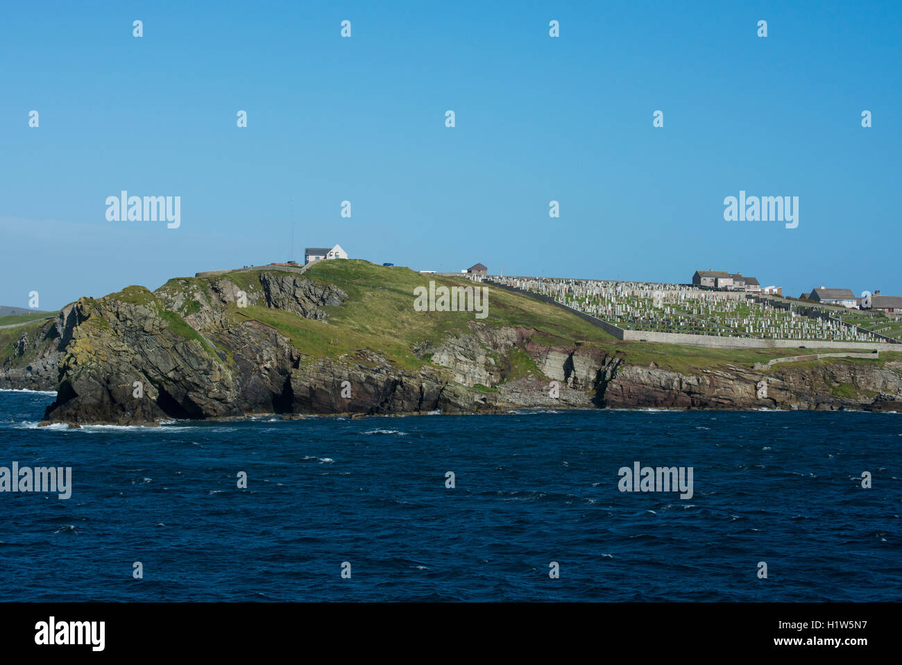 United Kingdom, Shetland Archipelago, Mainland. Lerwick, Britain's most ...