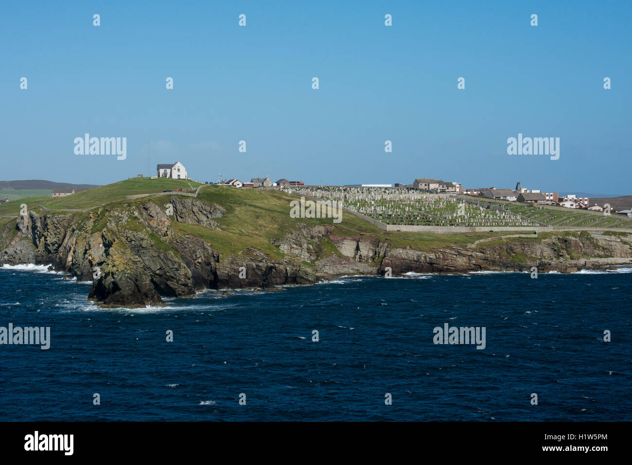 United Kingdom, Shetland Archipelago, Mainland. Lerwick, Britain's most ...