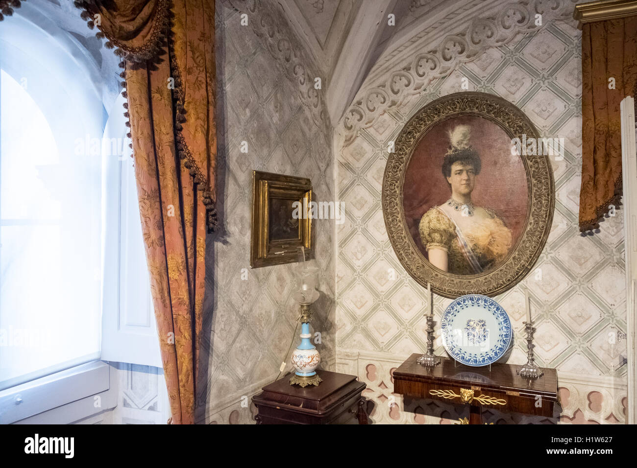 Private quaters of King Ferdinand and Queen Amelia at the Palace of ...