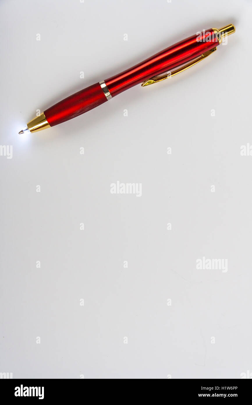 Red pen paper hi-res stock photography and images - Alamy