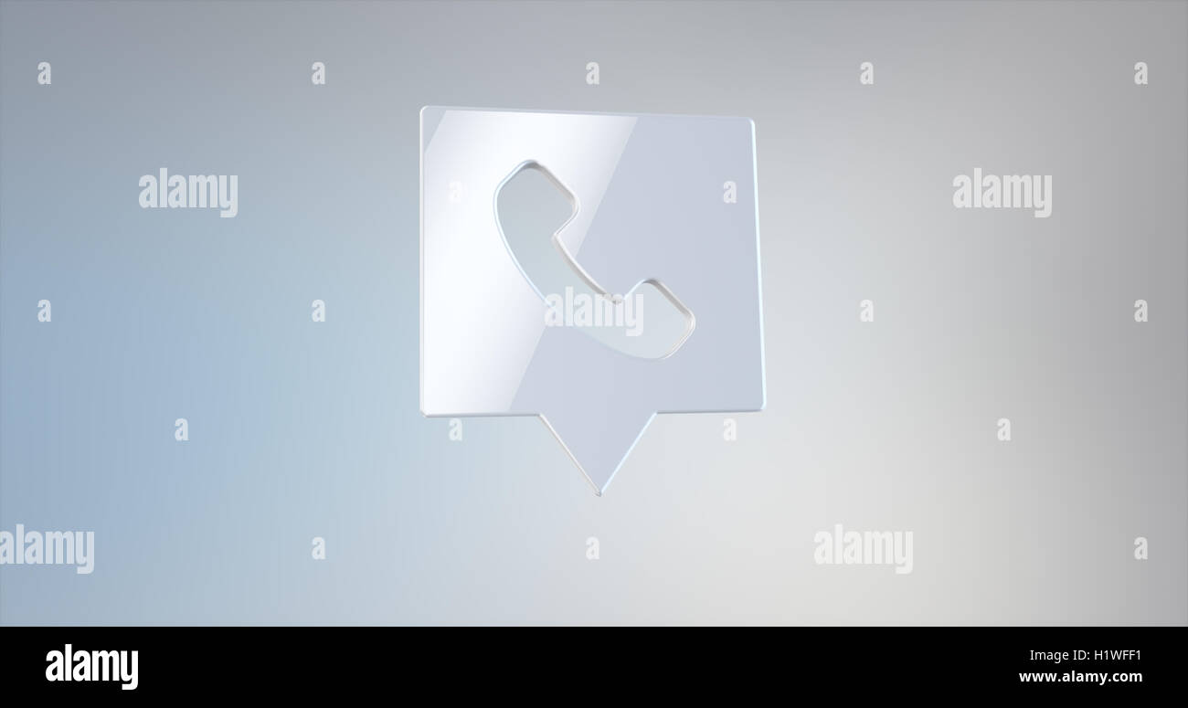 3d phone icon hi-res stock photography and images - Alamy