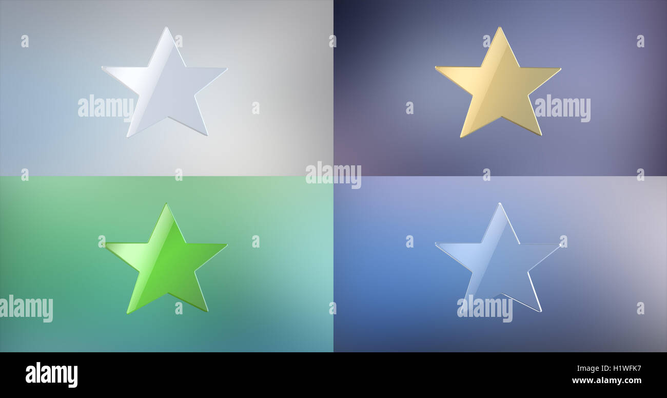 Star 3d Icon Stock Photo - Alamy
