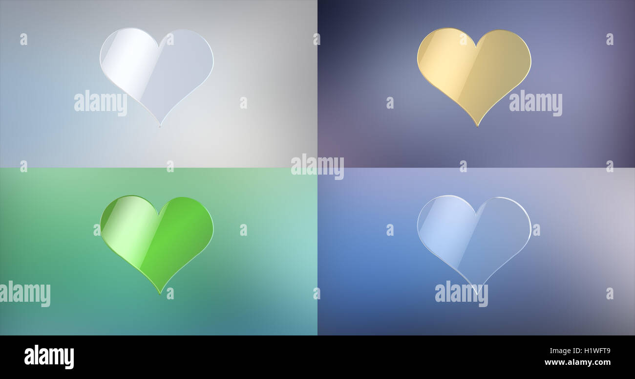 Like Heart 3d Icon Stock Photo - Alamy