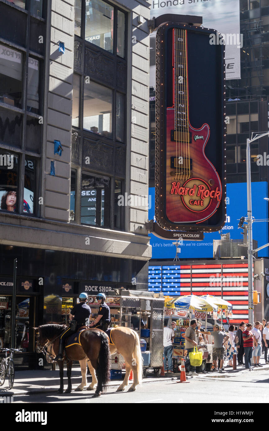 Times Square Street Scene, NYC, USA Stock Photo - Alamy