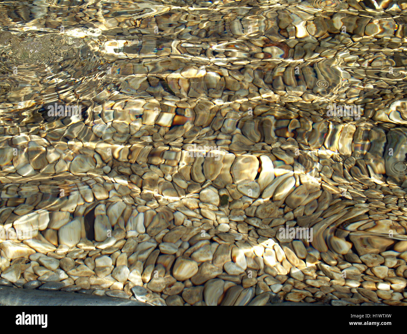 stones in water Stock Photo - Alamy