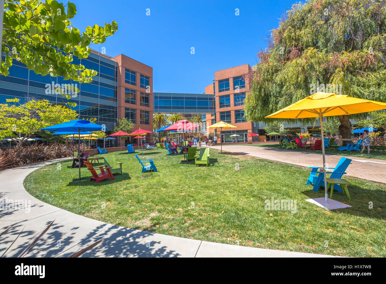 Google buildings complex Stock Photo - Alamy
