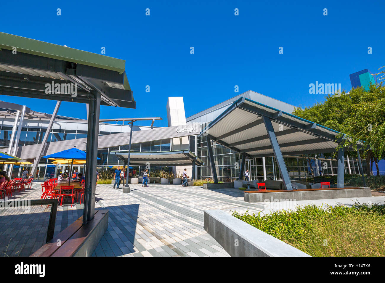 Googleplex Campus California Stock Photo - Alamy
