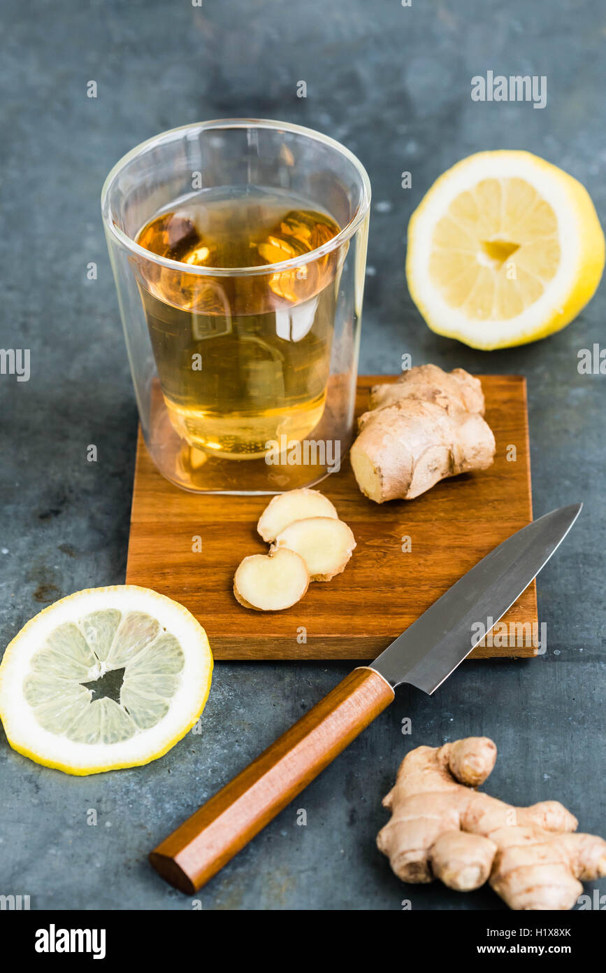 Ginger infusion hi-res stock photography and images - Alamy