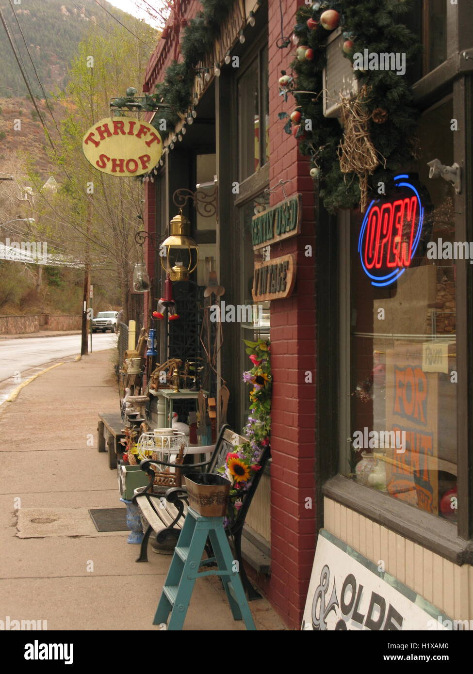 Ruxton Avenue, Manitou Springs, Colorado Stock Photo - Alamy