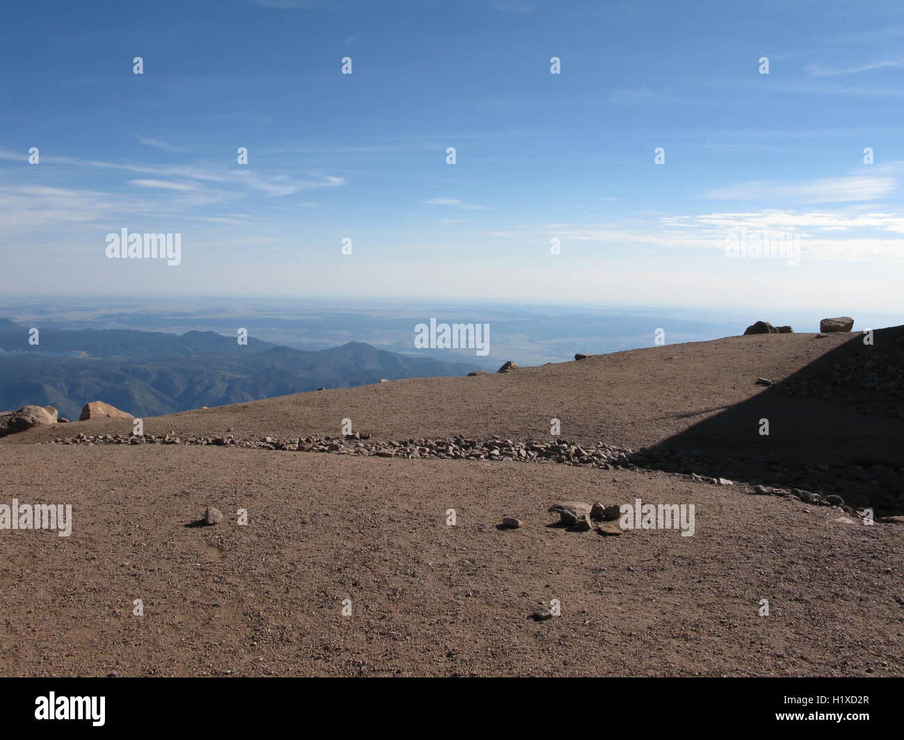 Pikes Peak Summit, Colorado Stock Photo - Alamy