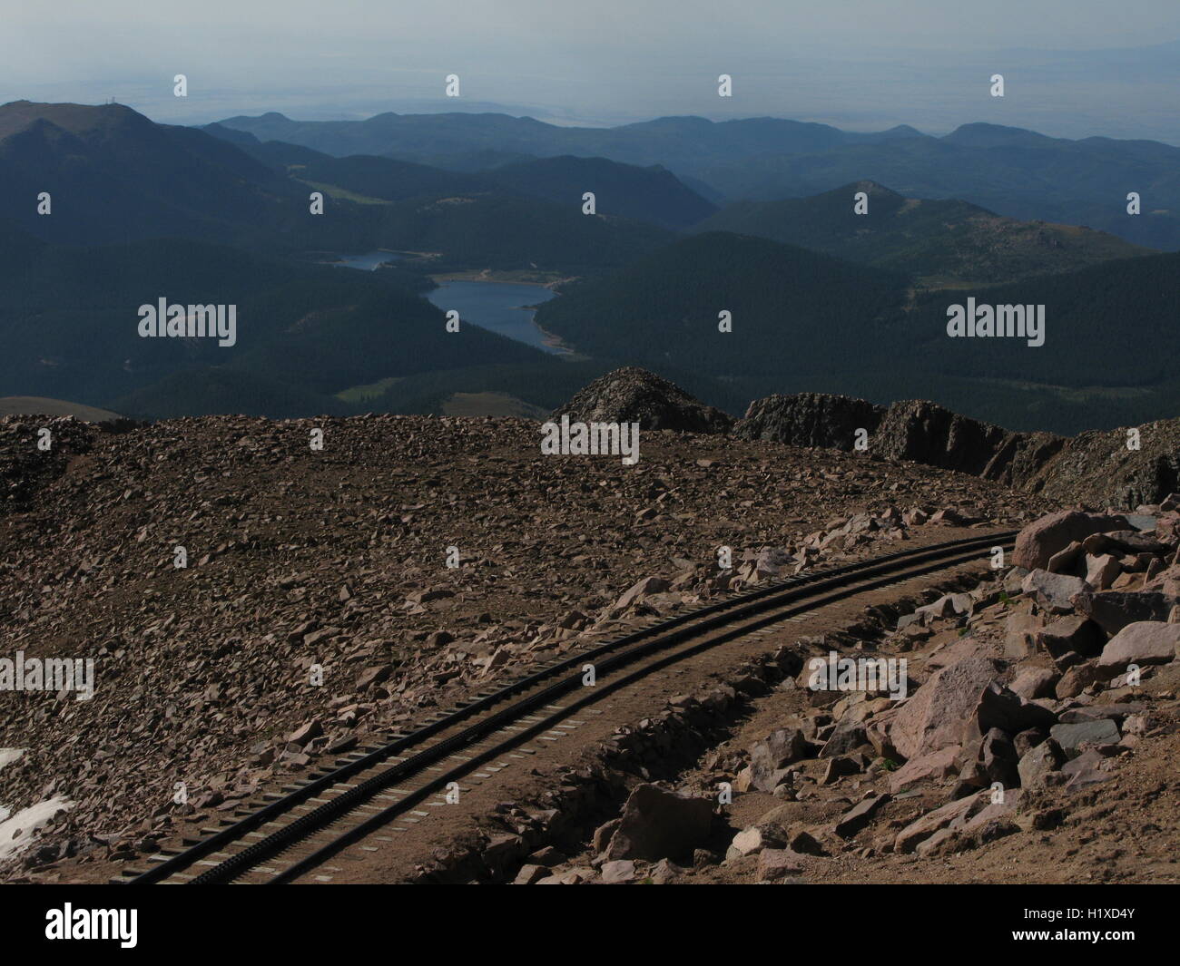 Pikes Peak Summit, Colorado Stock Photo - Alamy